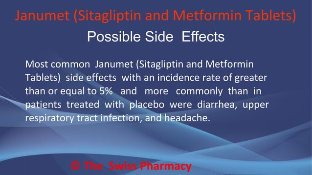 Janumet (Sitagliptin and Metformin Tablets) | PDF | Diabetes | Diseases ...