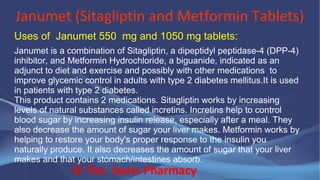 Janumet (Sitagliptin and Metformin Tablets) | PDF