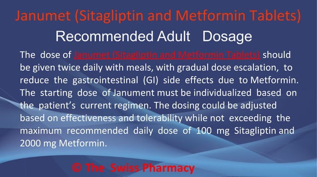 Janumet (Sitagliptin and Metformin Tablets) | PDF | Diabetes | Diseases ...