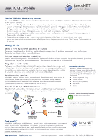 Janus gate mobilebrochure-it | PDF