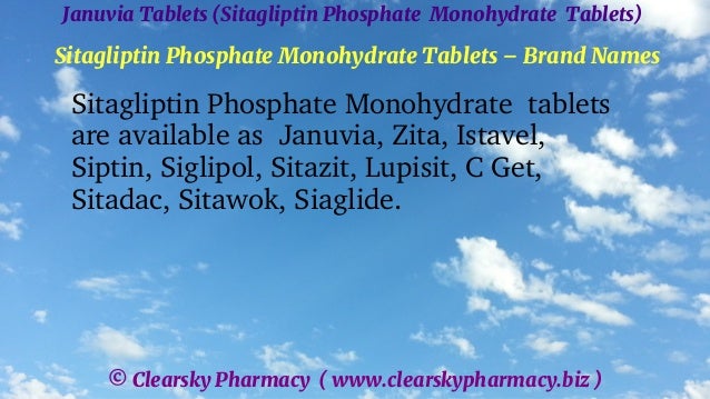 Januvia Tablets (Sitagliptin Phosphate Monohydrate Tablets) | PDF