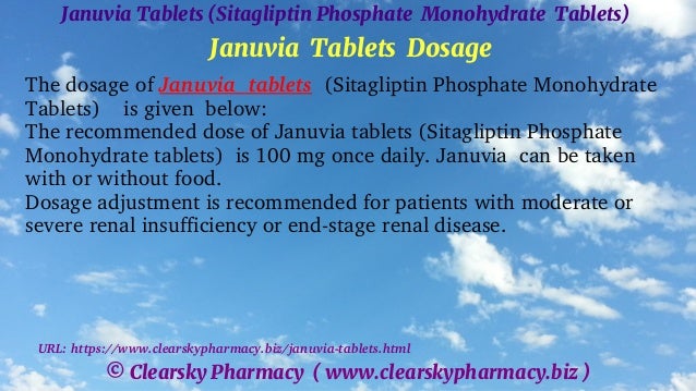 Januvia Tablets (Sitagliptin Phosphate Monohydrate Tablets) | PDF