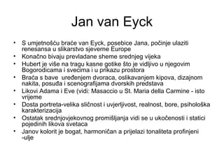 Jan Van Eyck | PPT