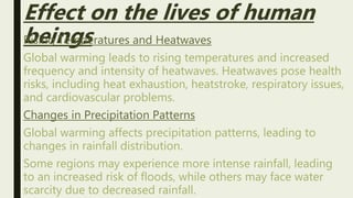 Presentation on Global warming (school presentation) | PPT