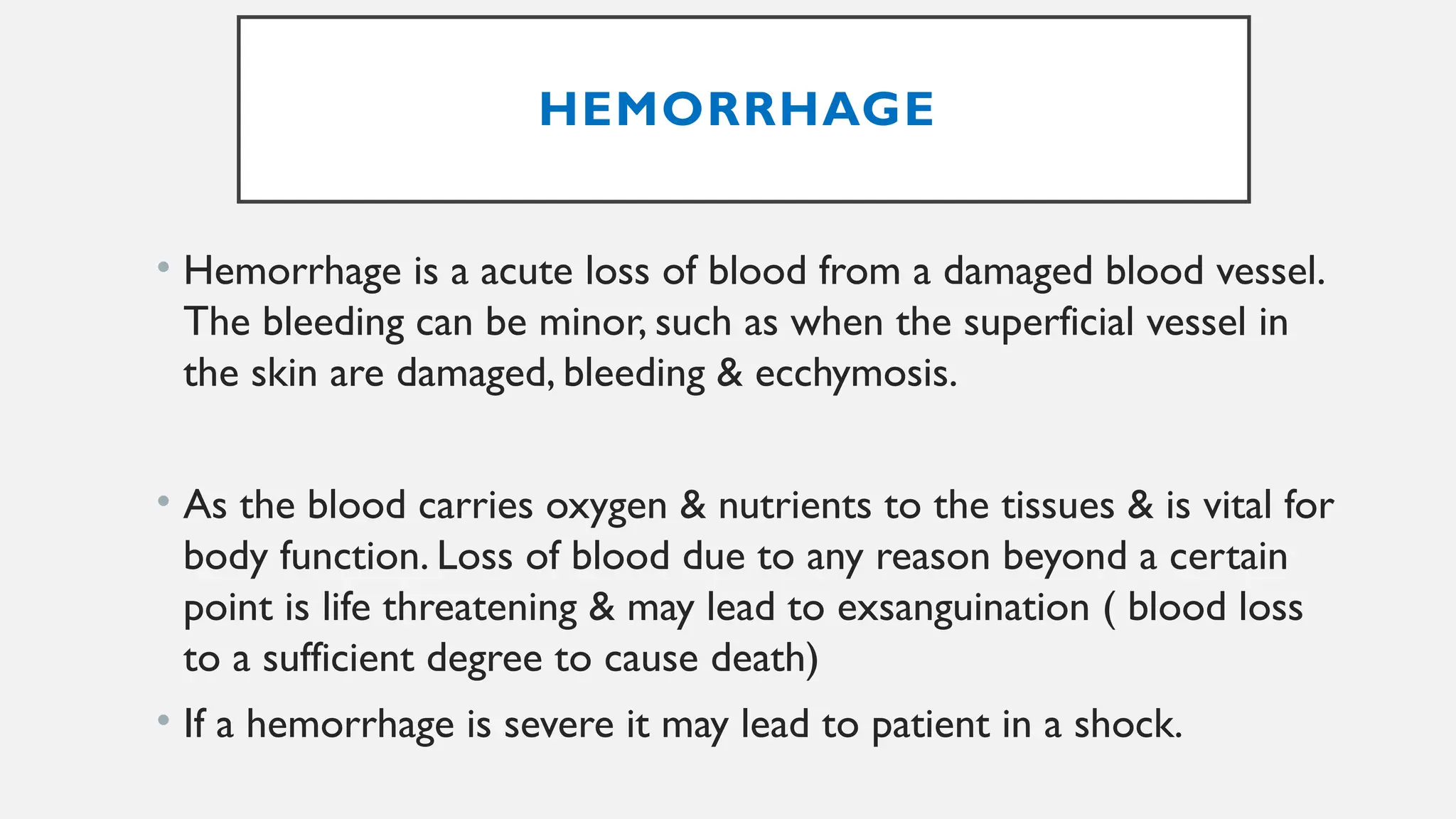 shock and Hemorrhage. ppt [ janvi ] | PPTX