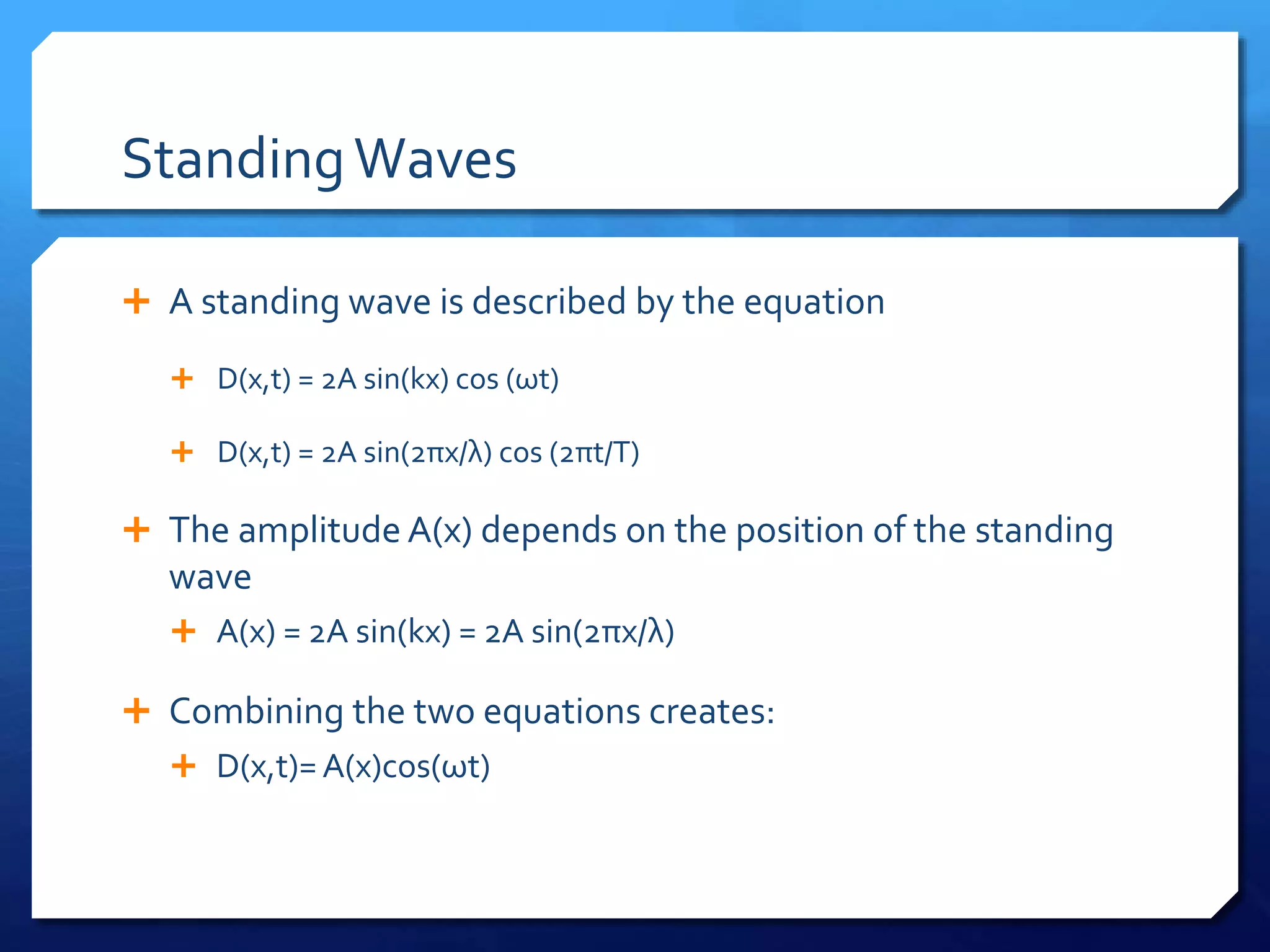 Janzen hui lo2 standing waves | PPTX