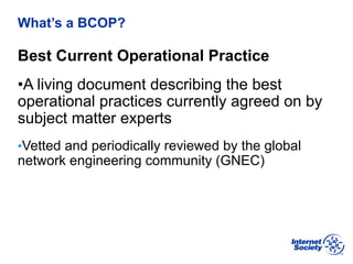 BCOP BoF | PPT