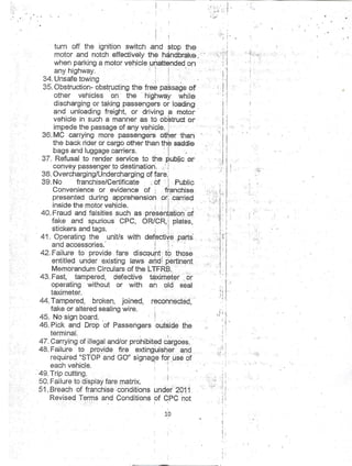 Revised Schedule Of Fines and Penalties For Violation Of Laws , Rules ...