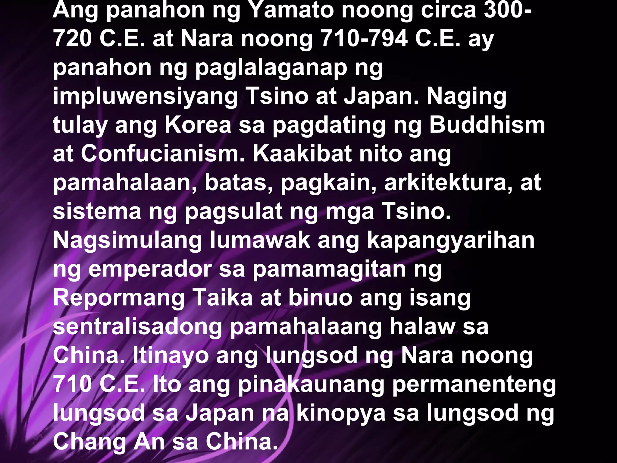 kabihasnang japan | PPT