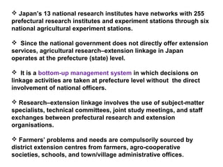 Japan's Extension System | PPT