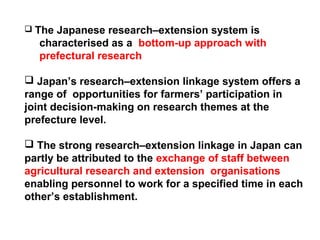 Japan's Extension System | PPT