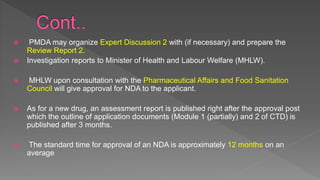 overview of Japan pharmaceutical regulatory authority - PMDA | PPTX