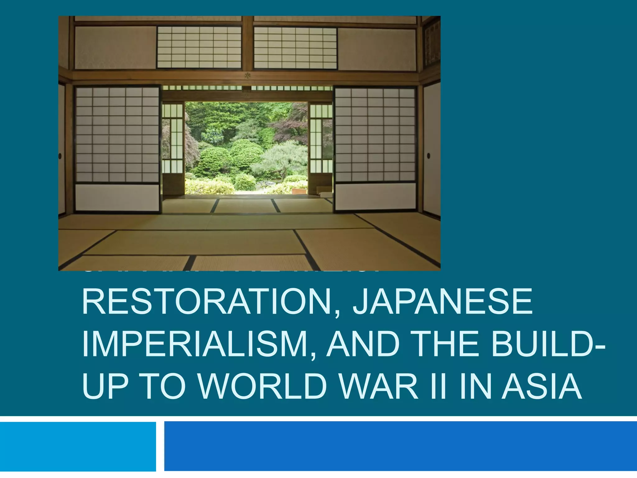 IB History; Case Study 1: Japanese Exapansion | PPT