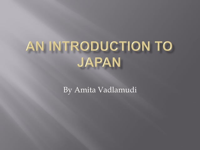 An Introduction to Japan | PDF