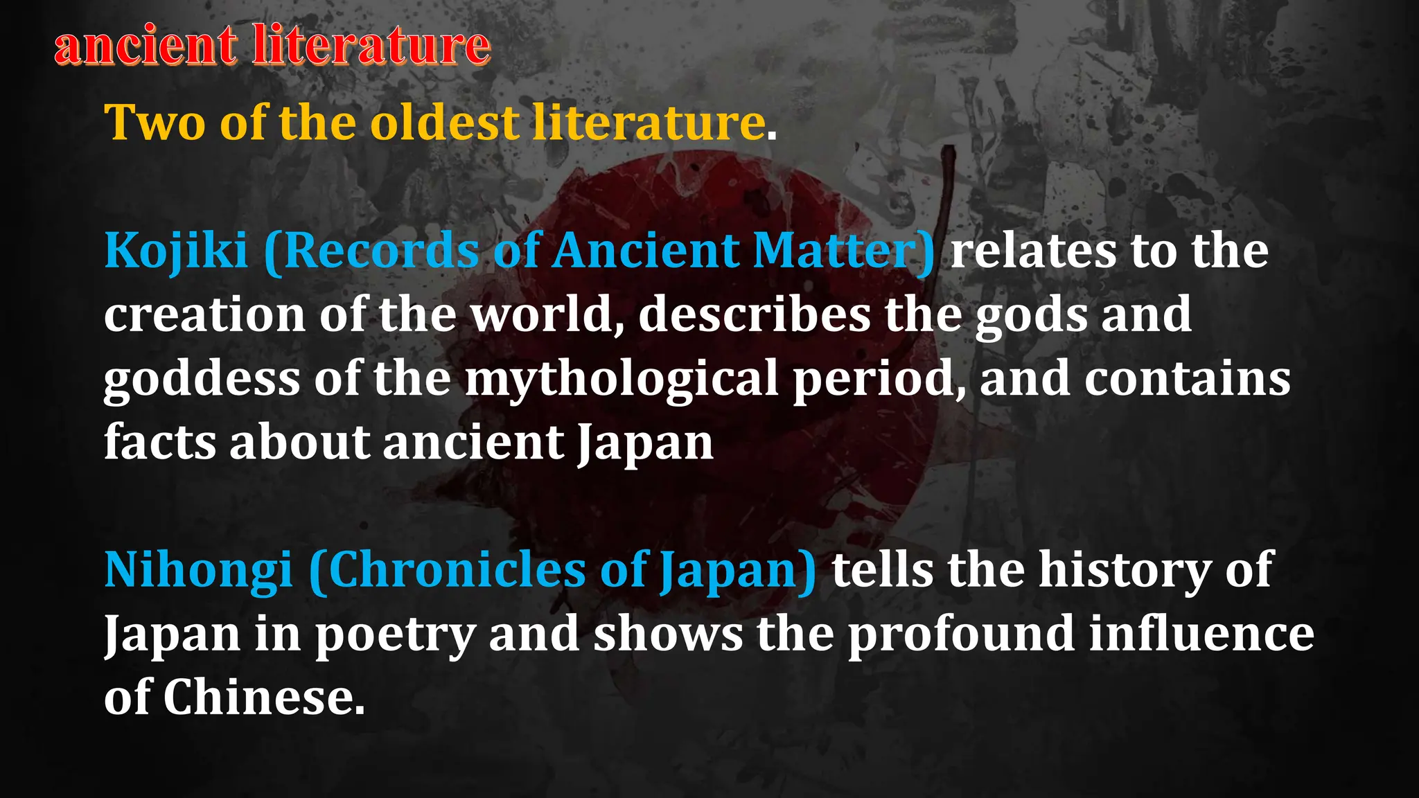 PowerPoint presentation of Japanese Literature.pptx