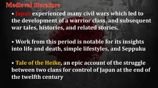 PowerPoint presentation of Japanese Literature.pptx