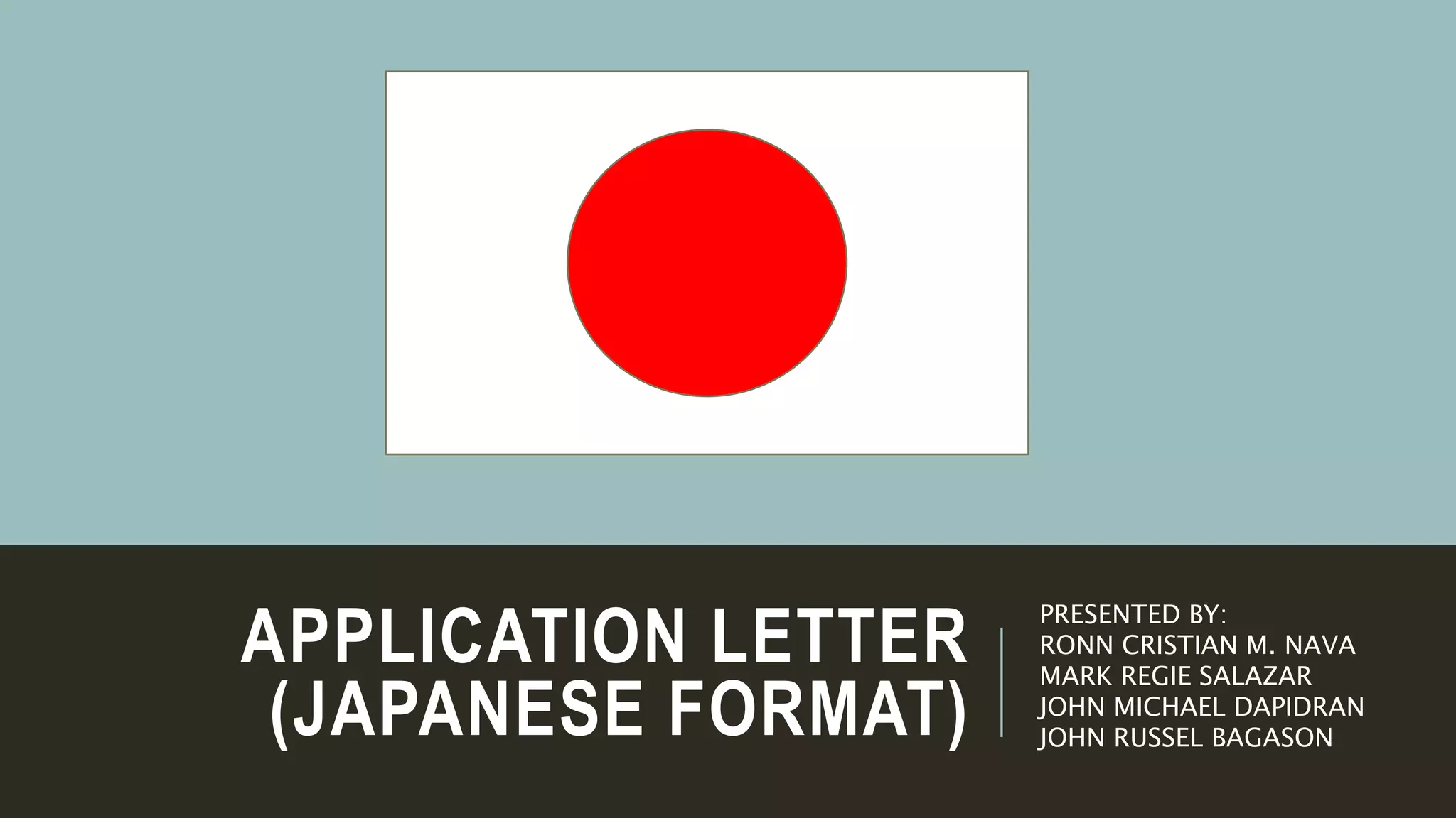 How to Write Japanese Business Letter (Japan Format) | PPTX