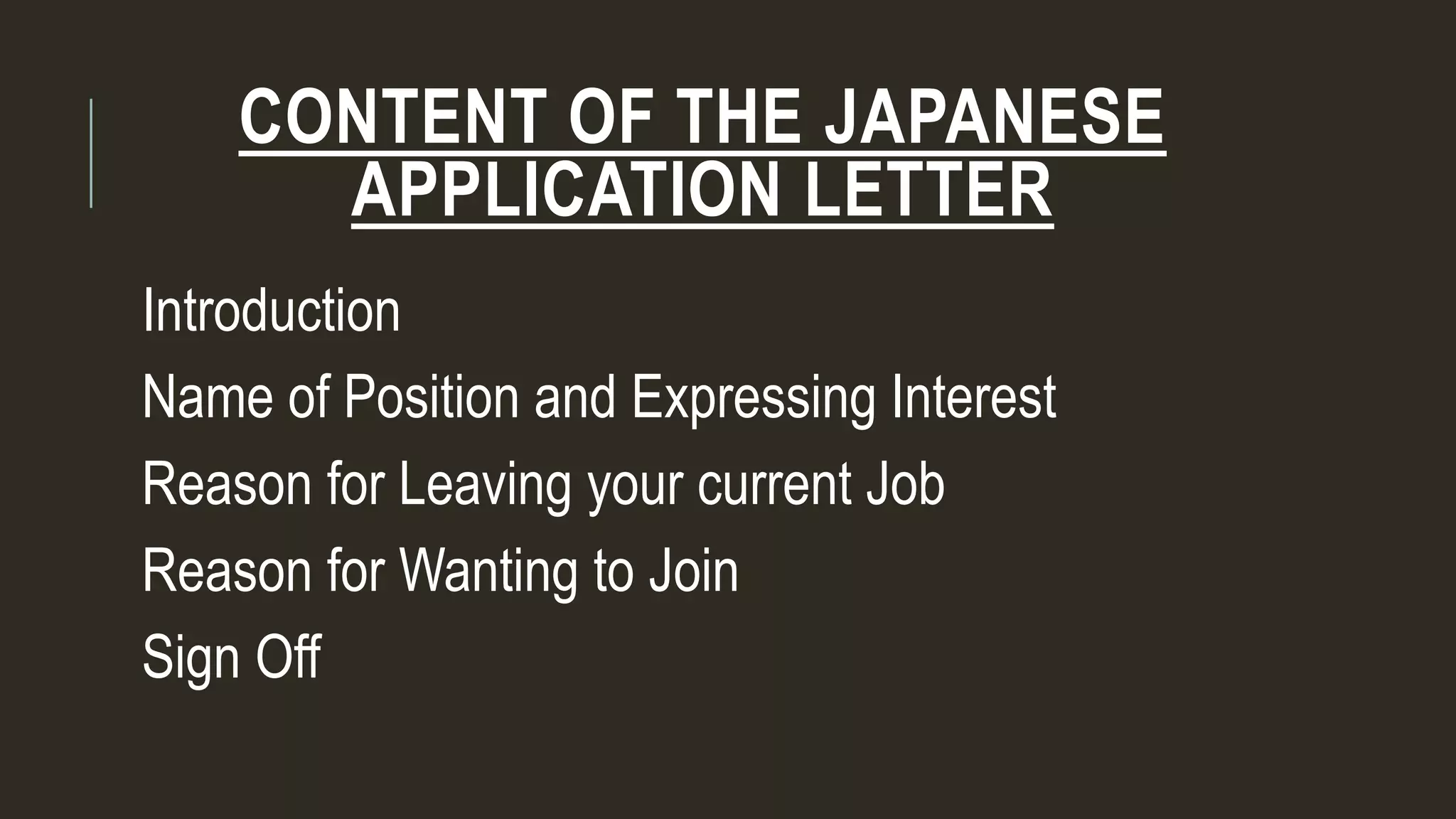 How to Write Japanese Business Letter (Japan Format) | PPTX