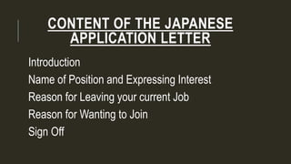 How to Write Japanese Business Letter (Japan Format) | PPTX