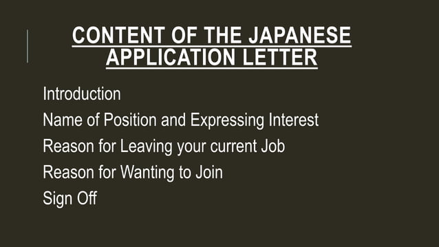 How to Write Japanese Business Letter (Japan Format) | PPTX