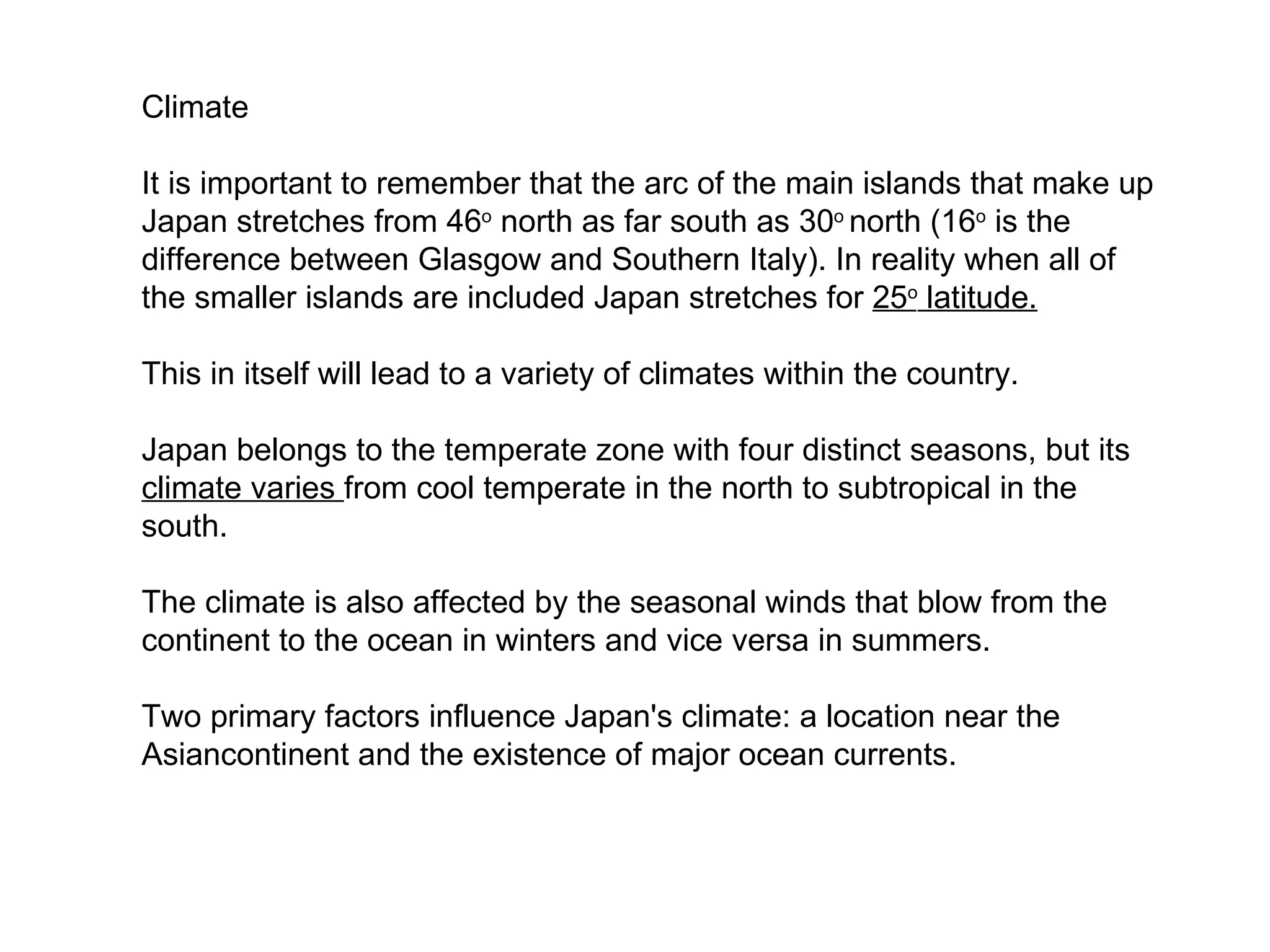 Japan Climate | PPT
