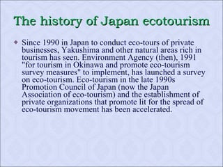 Japan Ecotourism1 | PPT