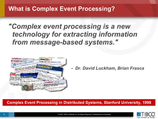 Detecting Opportunities and Threats with Complex Event Processing: Case ...