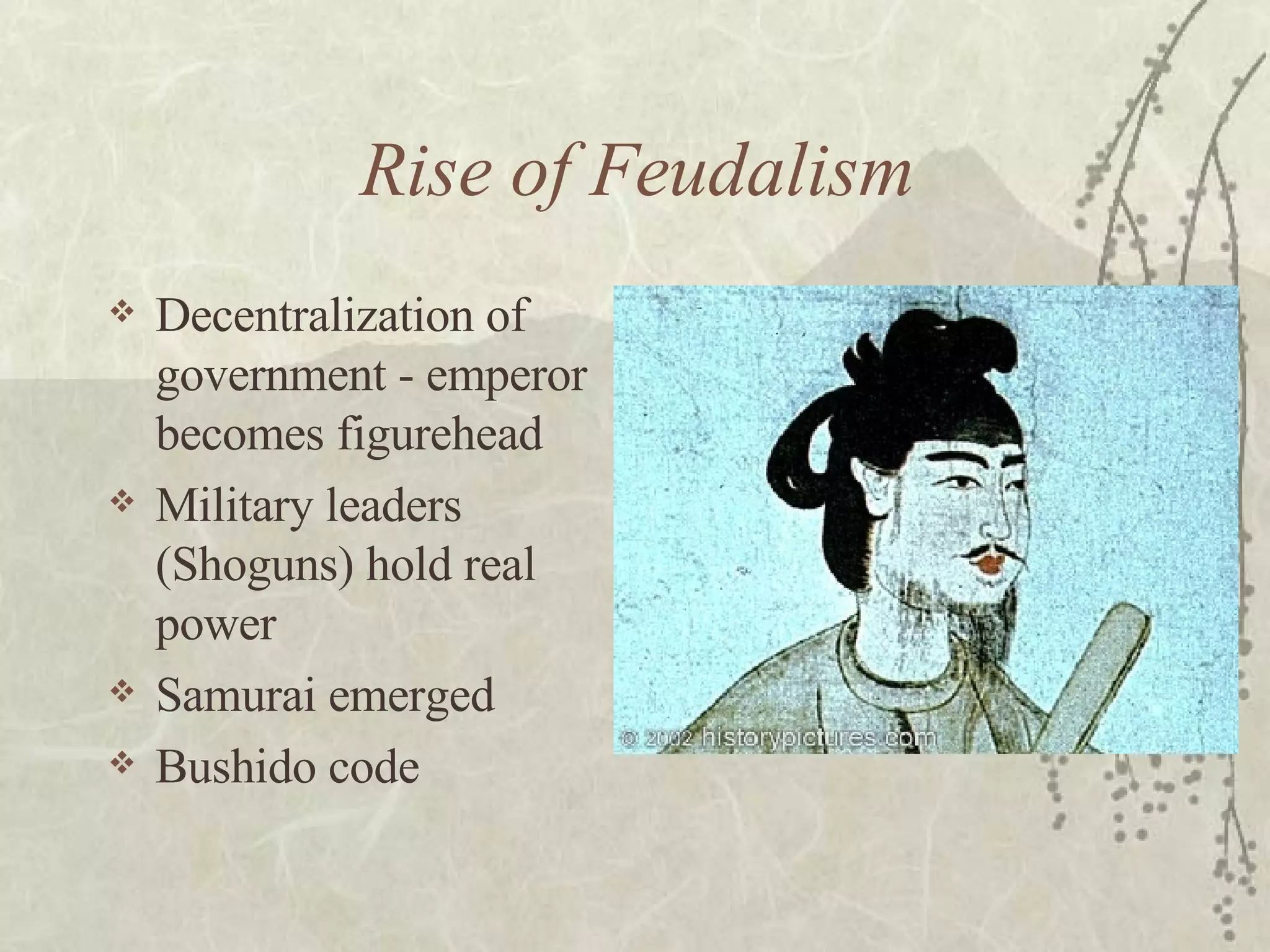 Japan: Feudalism and Tokugawa | PPT