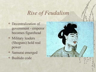 Japan: Feudalism and Tokugawa | PPT