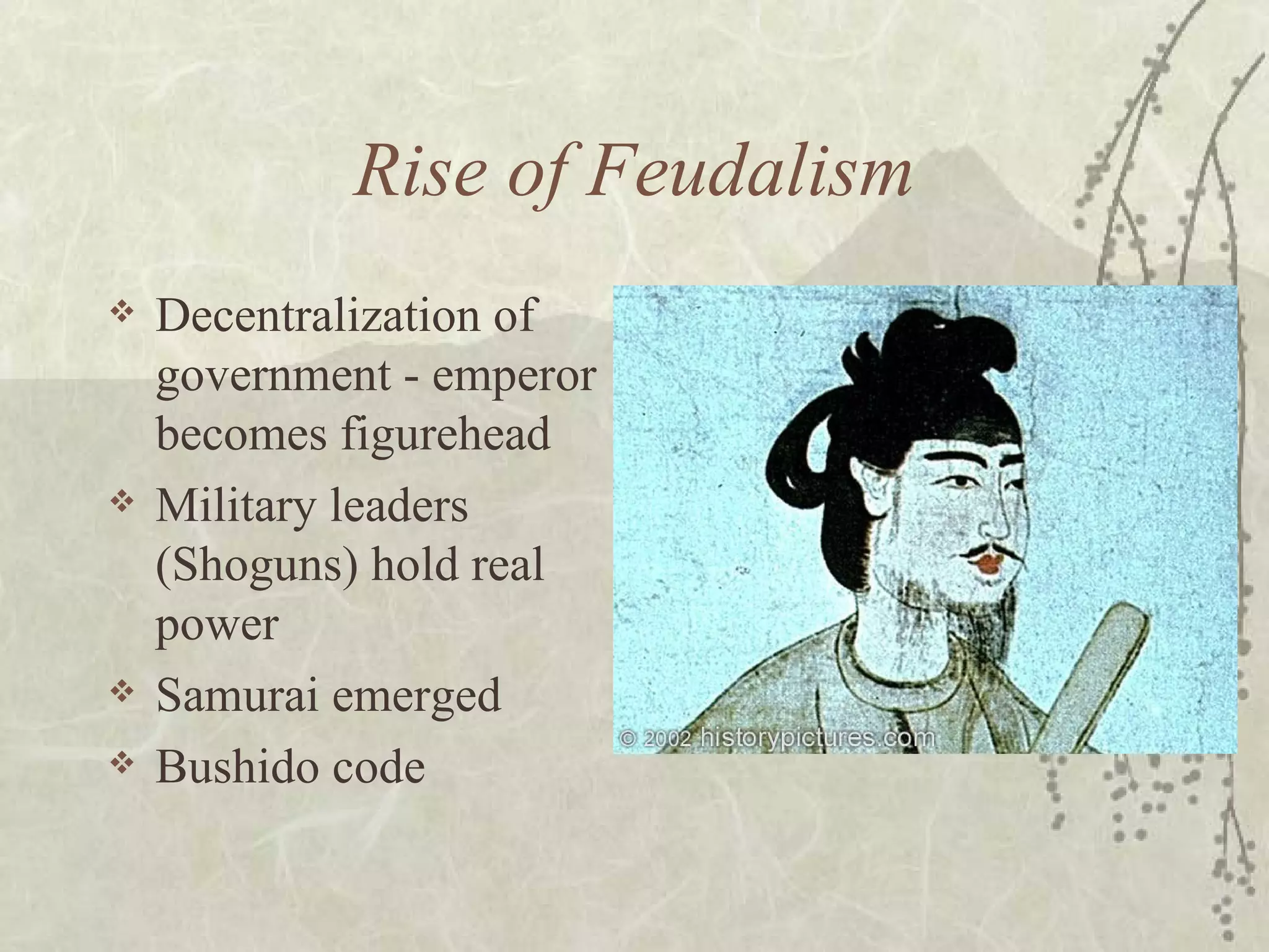 Japan - Feudalism and Tokugawa | PPT