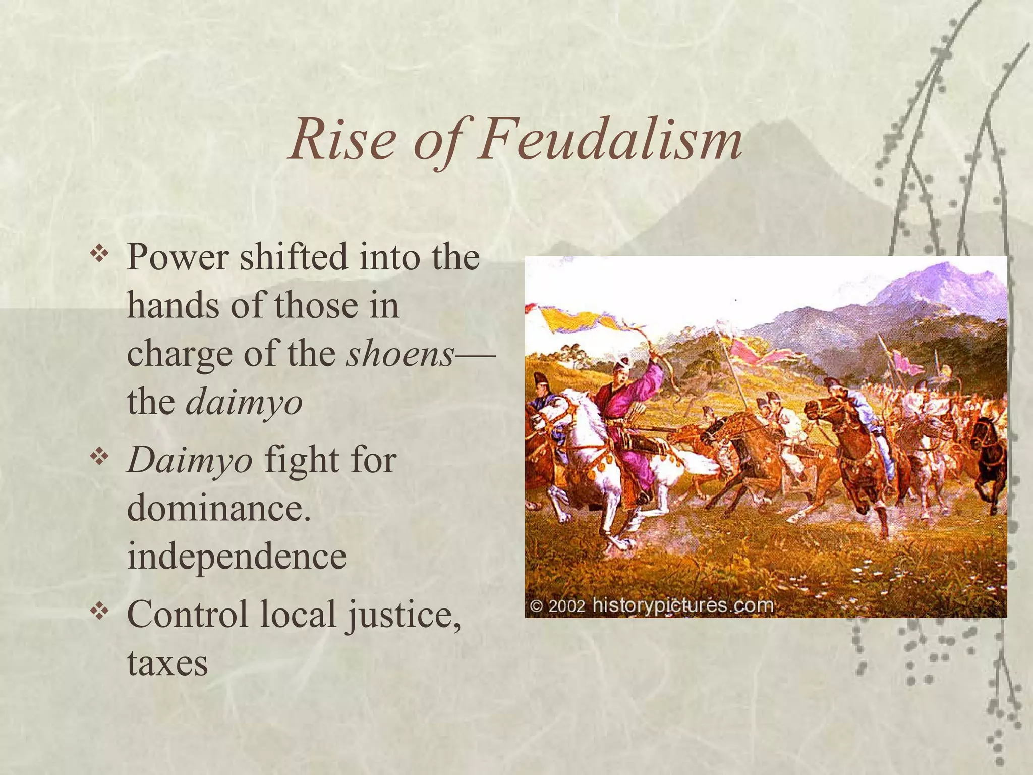 Japan - Feudalism and Tokugawa | PPT