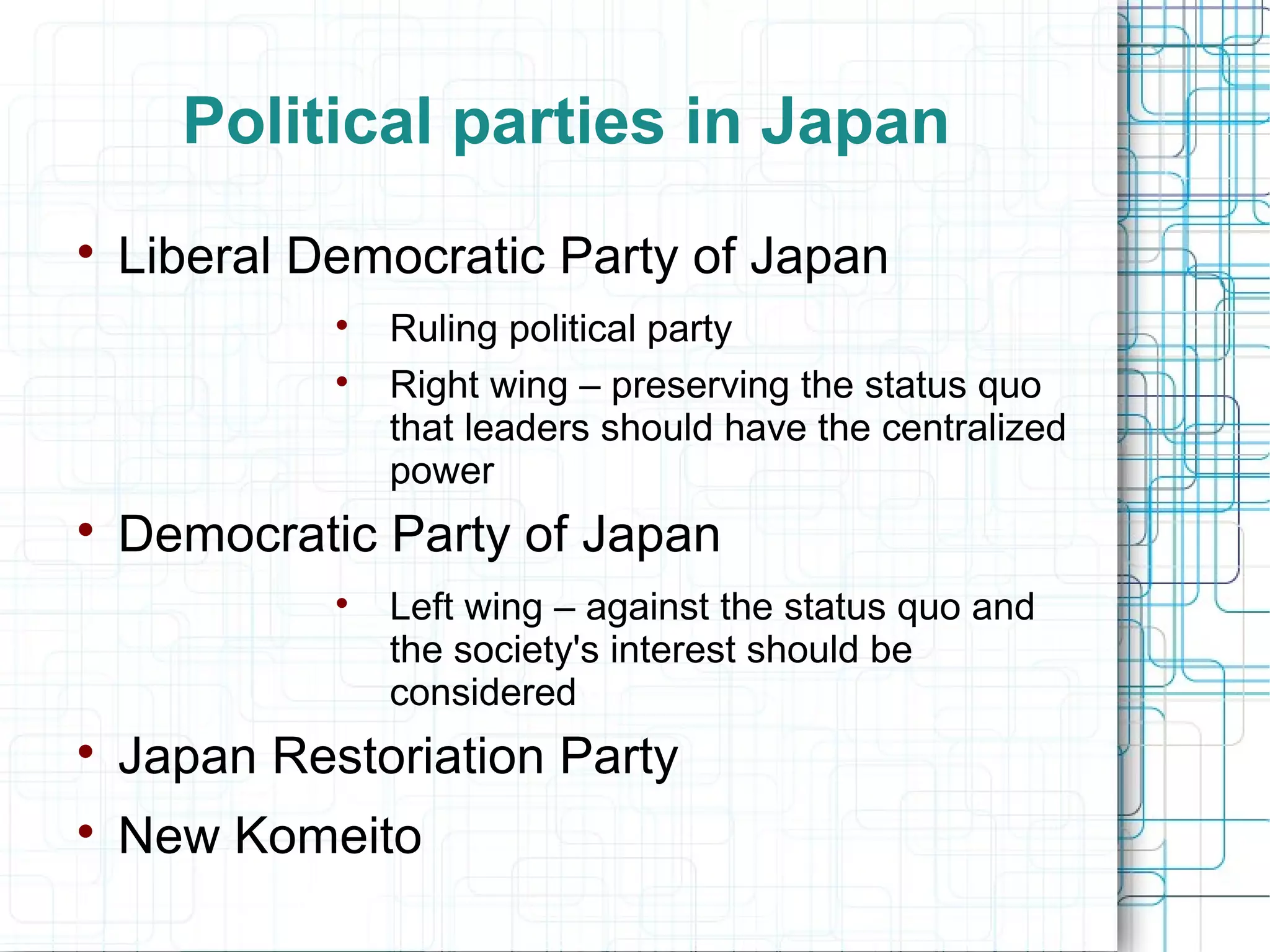Japan -form of government | PPT