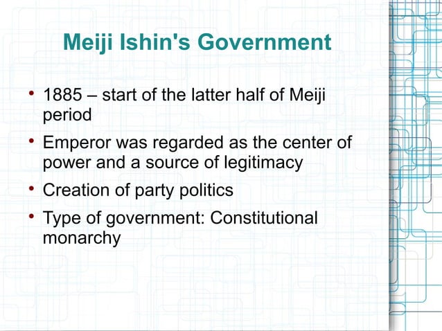Japan -form of government | PPT