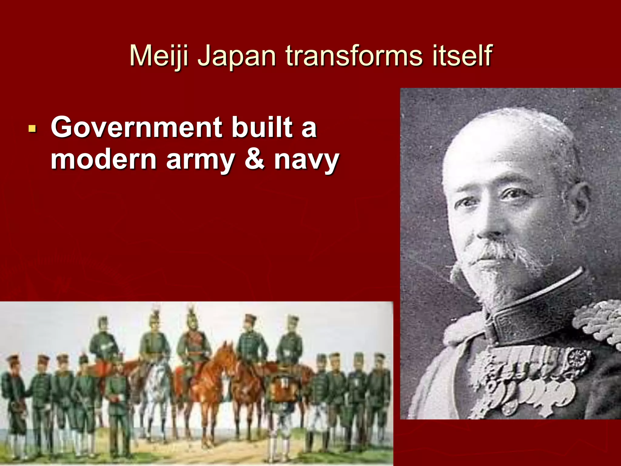 Japan meiji 1700s-1900s | PPTX
