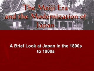 Japan - Meiji 18th and 19th centuries | PPT