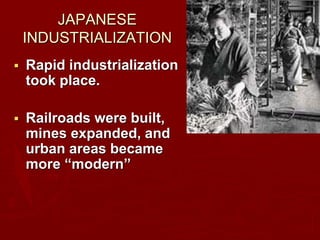 Japan - Meiji 18th and 19th centuries | PPT