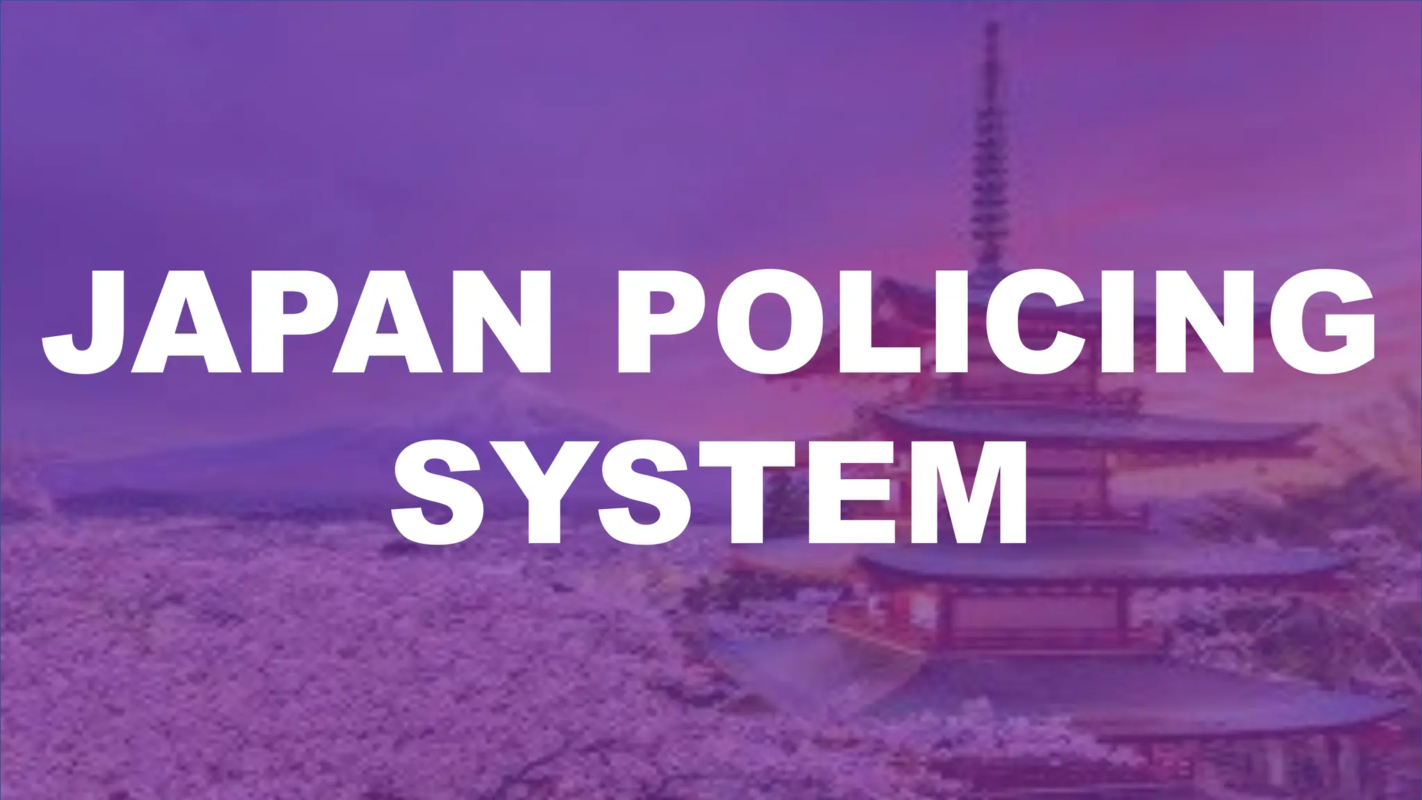 japan policing system pptx12345678910111 | PPTX