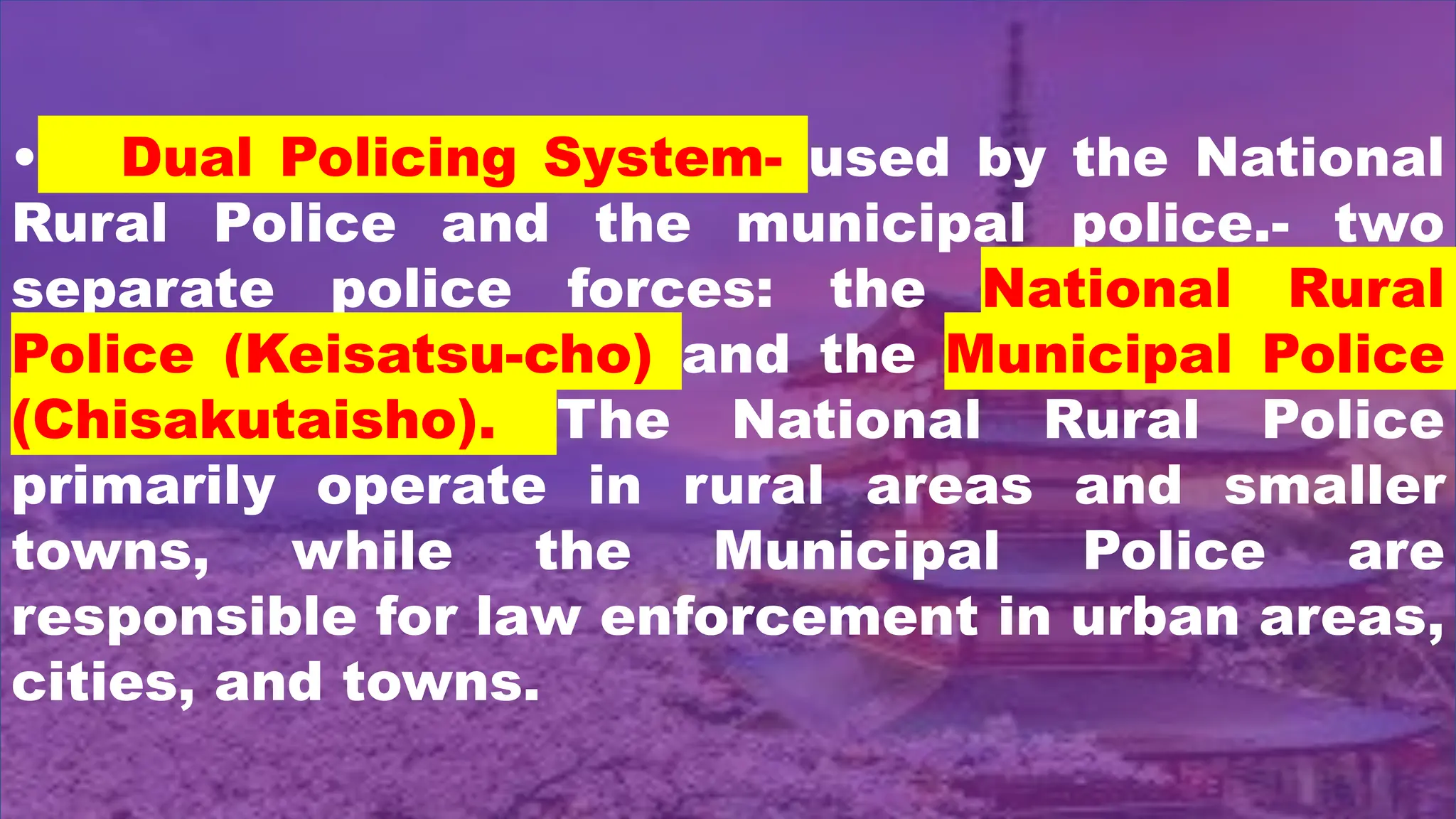 japan policing system pptx12345678910111 | PPTX