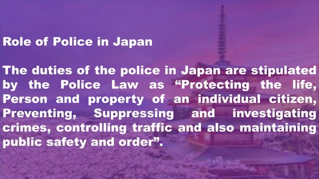 japan policing system pptx12345678910111 | PPTX