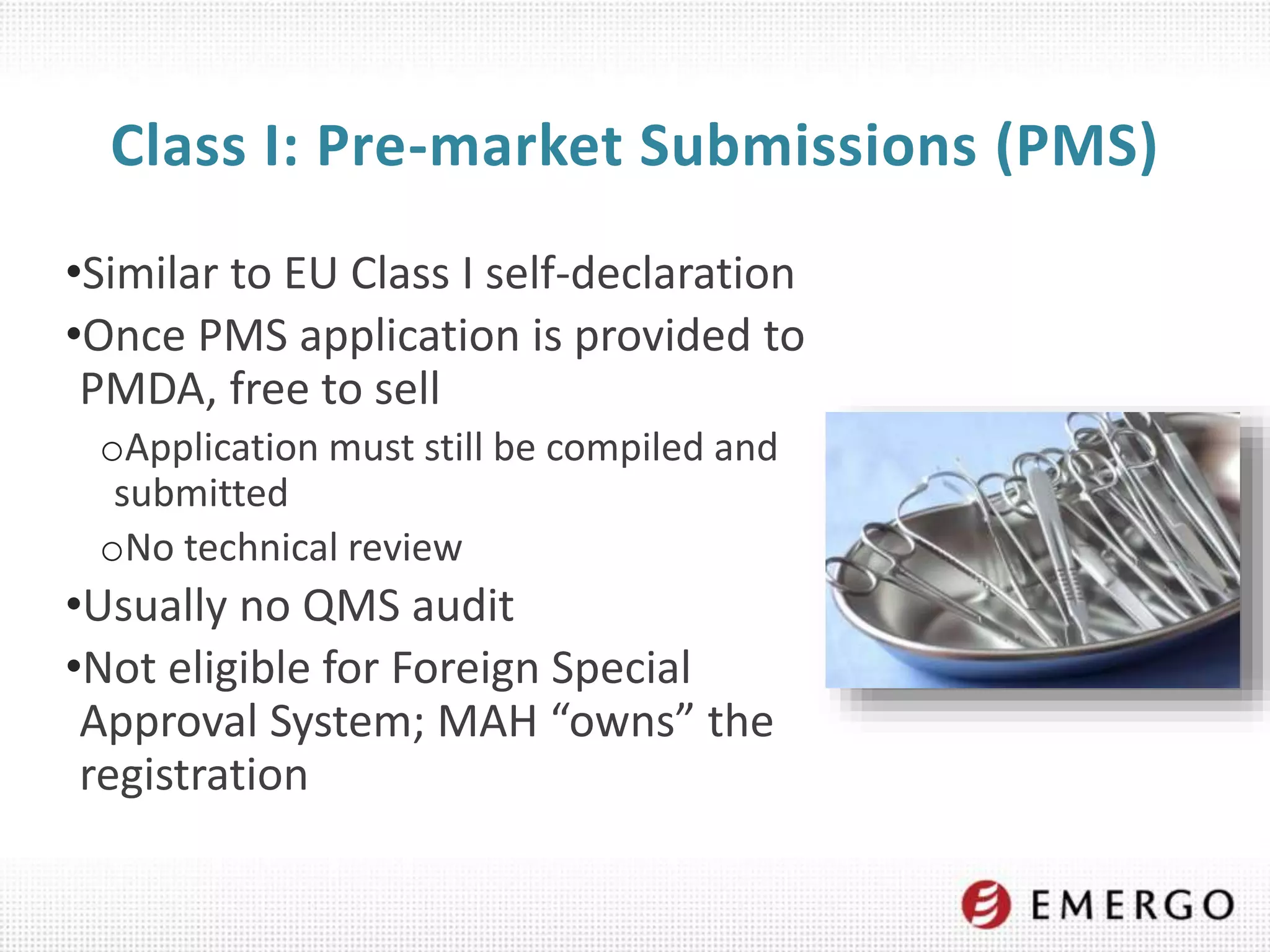 Japan PMDA Medical Device Regulatory Approval Process | PDF