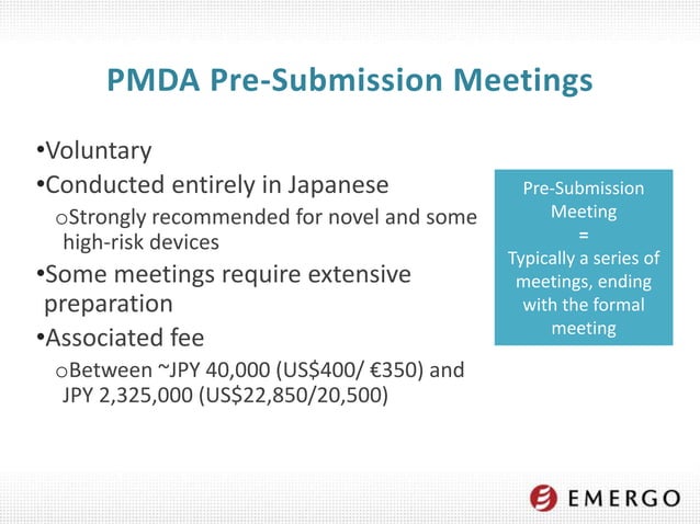 Japan PMDA Medical Device Regulatory Approval Process | PDF