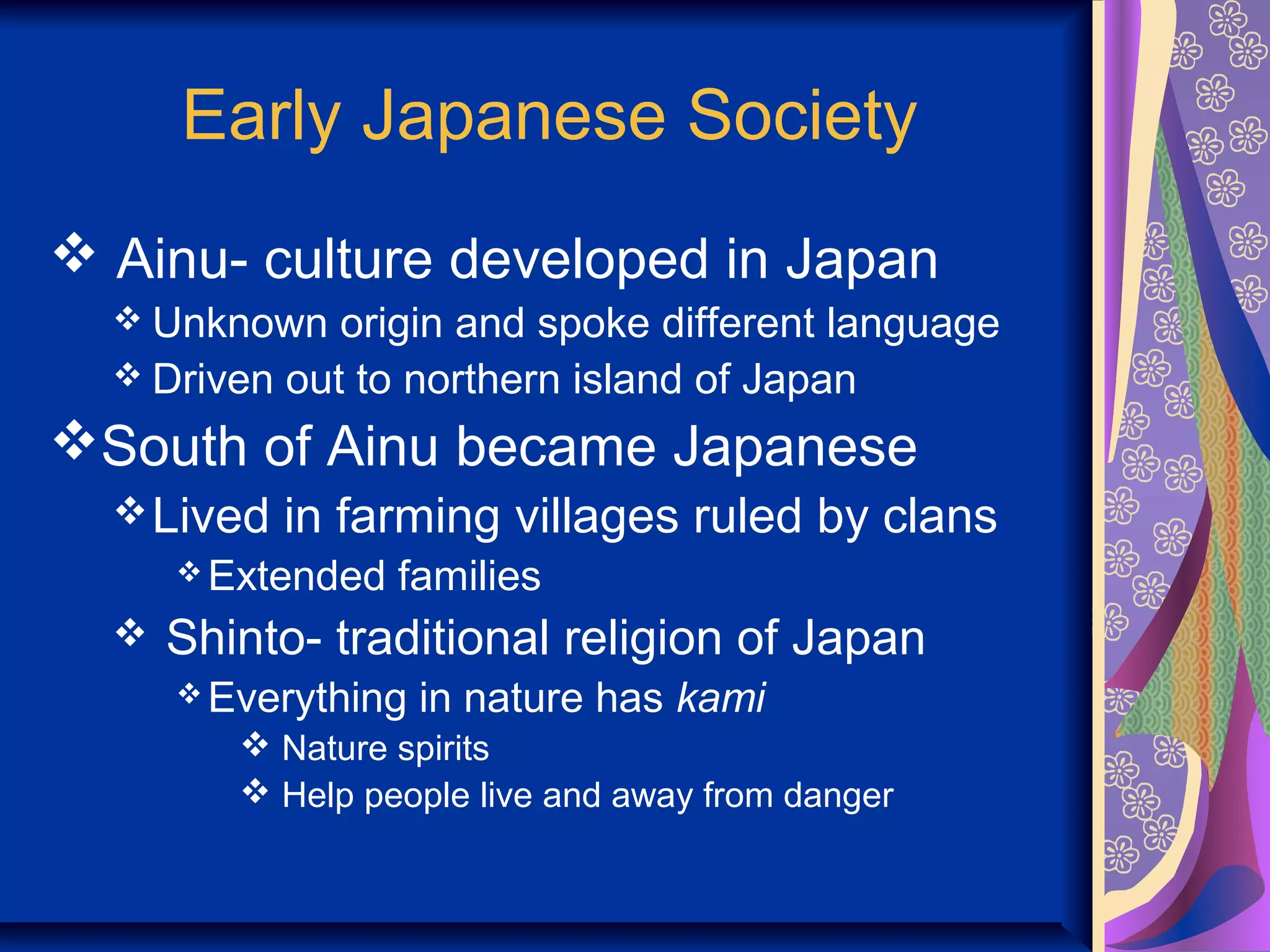 Early Japanese Society | PPT