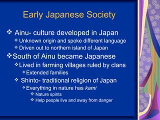 Early Japanese Society | PPT