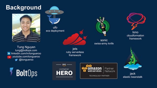 Jets: The Ruby Serverless Framework Ruby Kaigi Japan 2019 April | PPT