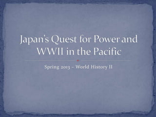 Japan and WW2 Pacific | PPTX