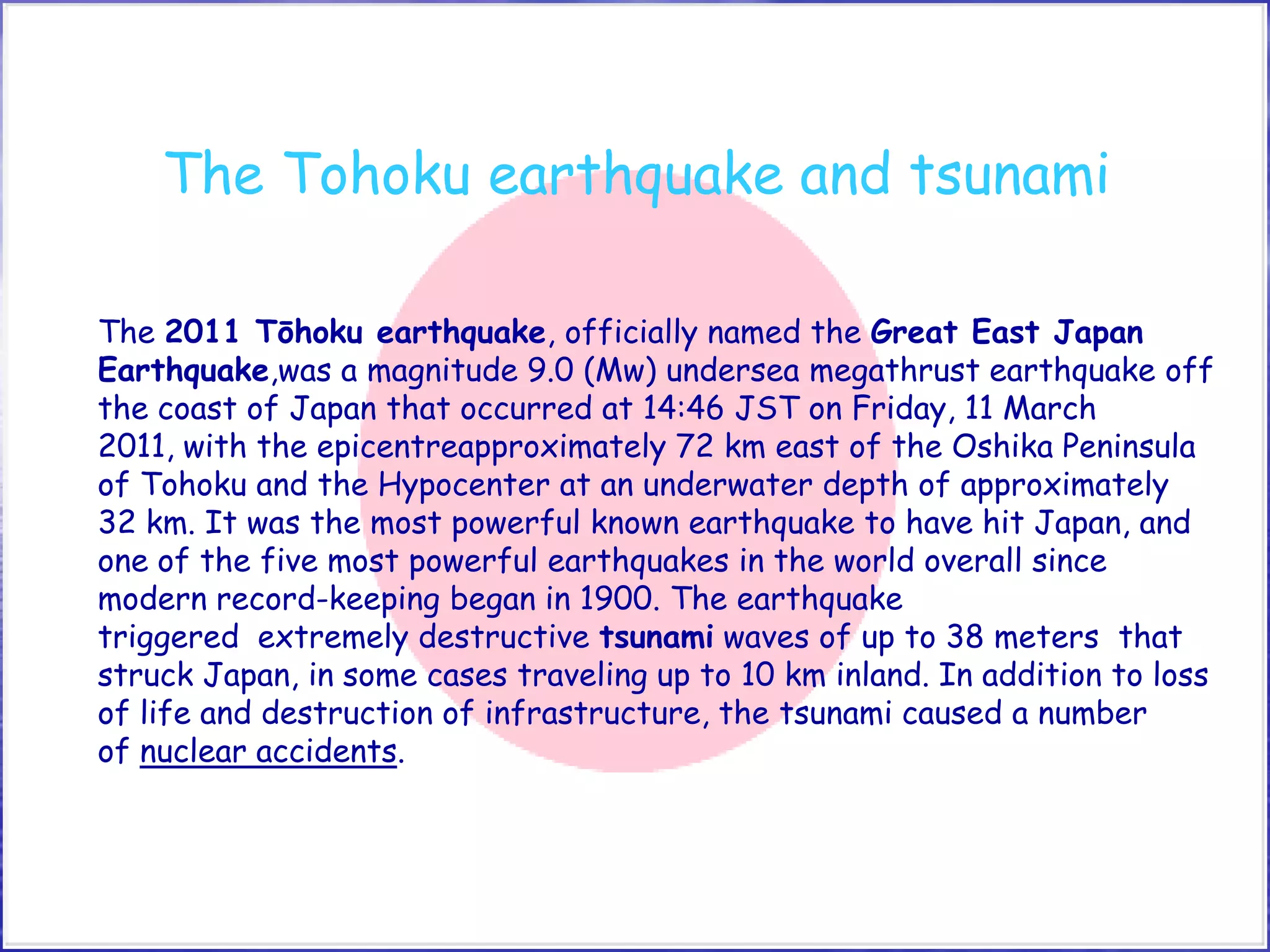 Japan Earthquake and Tsunami by Justin Formosa, 3.04