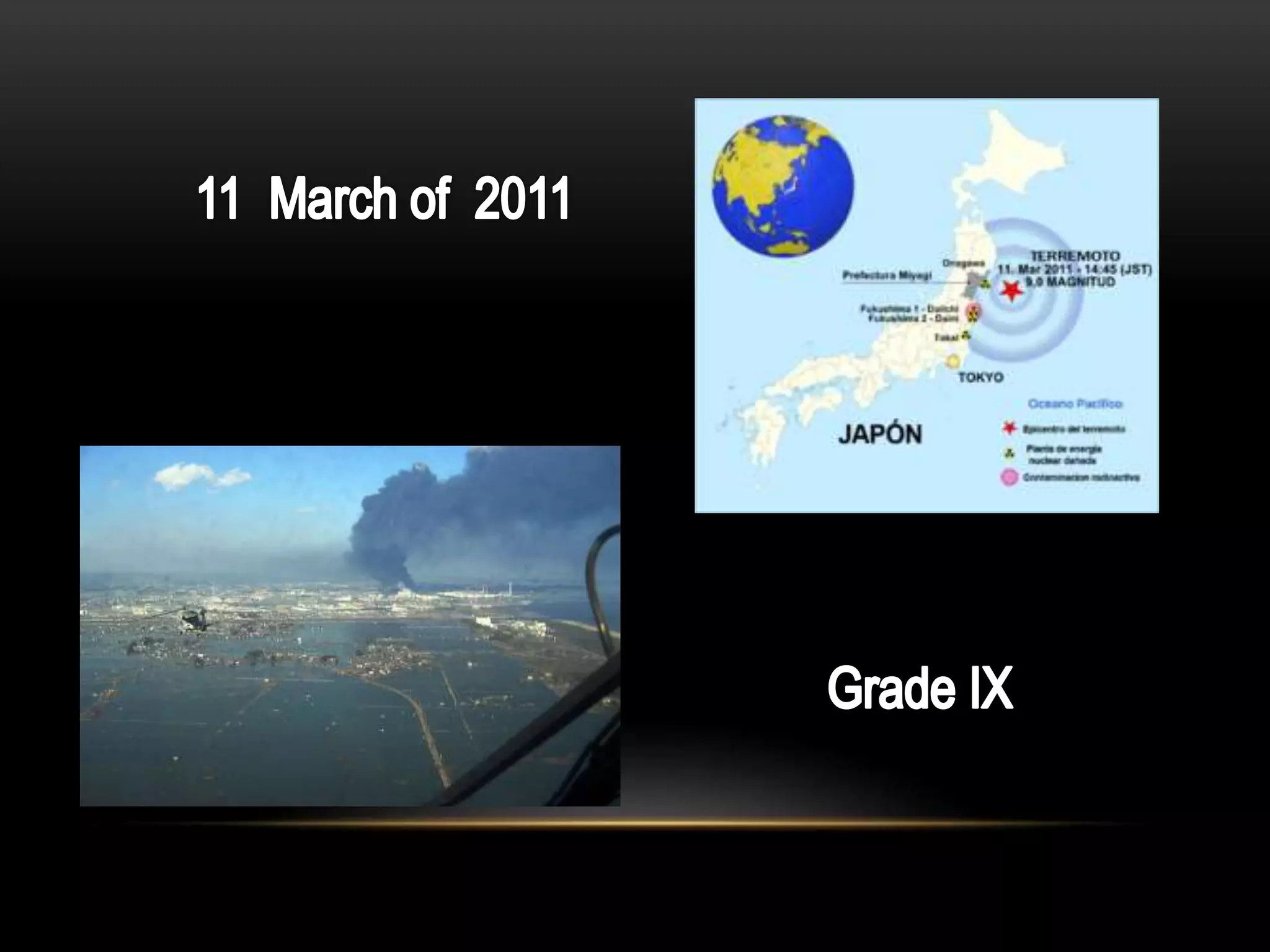 Japan earthquake and tsunami of 2011 | PPTX