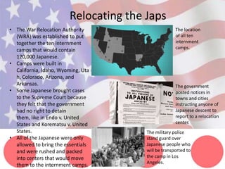Japanese American Internment | PPTX