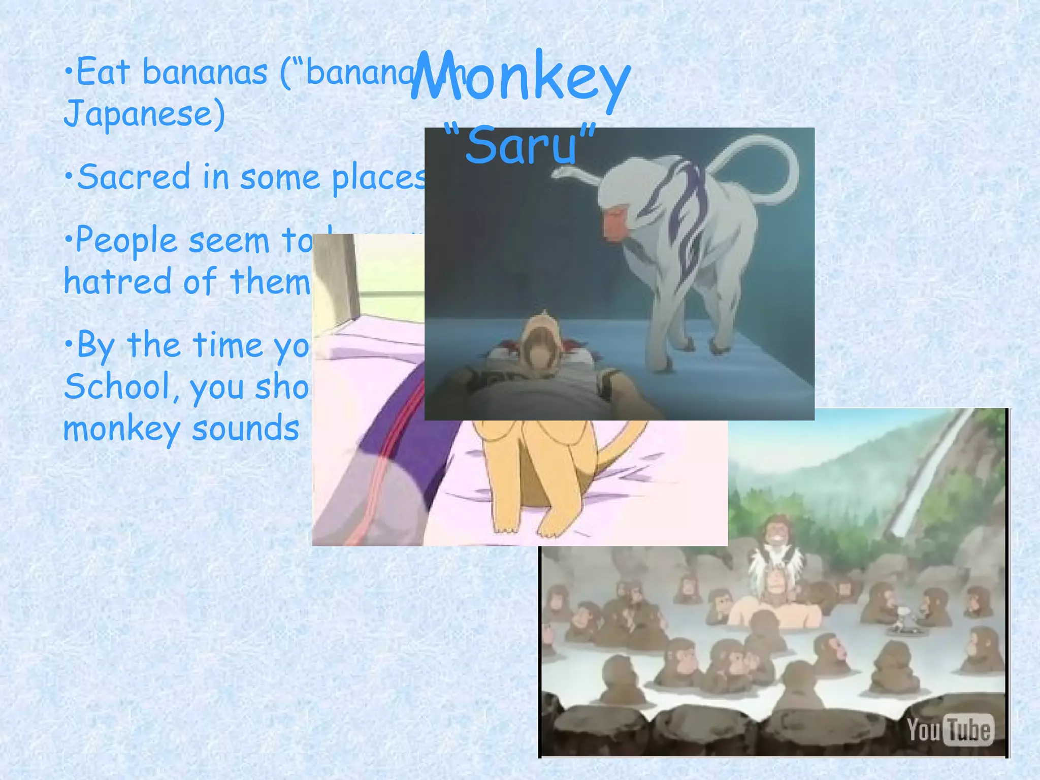 Japanese Animal Names | PPT