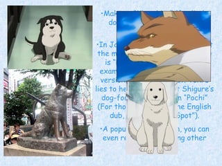 Japanese Animal Names | PPT